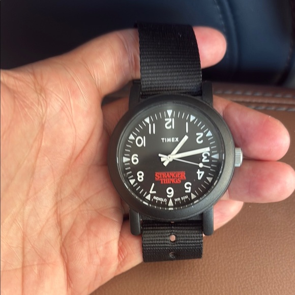 Timex | Accessories | Timex Black Stranger Things Edition Watch | Poshmark